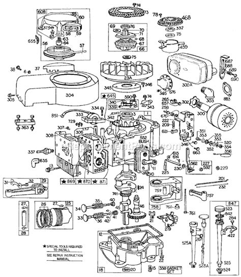 Briggs Stratton Engine Part Diagram