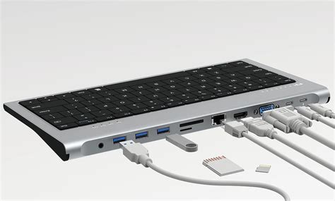 Feeltek In Usb C Keyboard Hub At Mighty Ape Nz