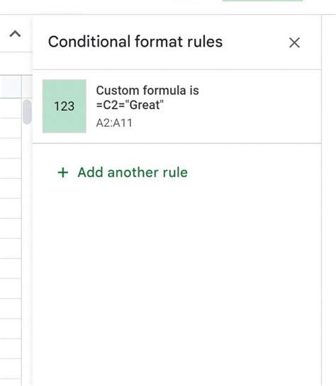 Google Sheets Conditional Formatting If Another Cell Contains Text