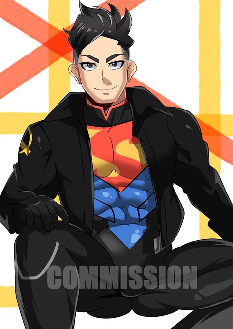 Rule 34 Black Hair Brown Eyes Conner Kent Dc Comics Dcamu Dcuaom Gay