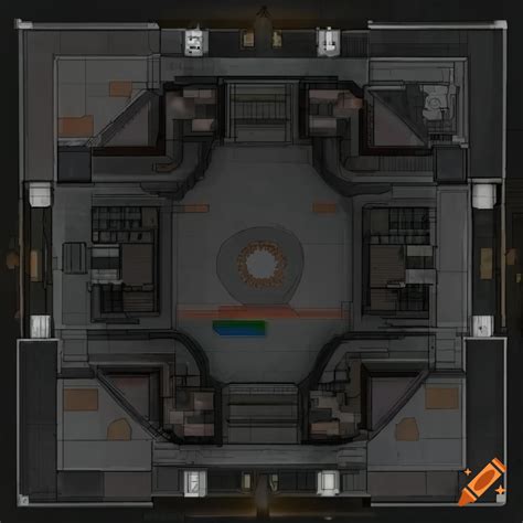 Scp Foundation Base Top View On Craiyon