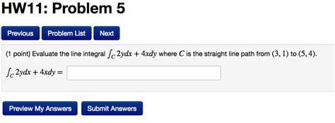 solved hw11 problem 5 previous problem list next 1 point