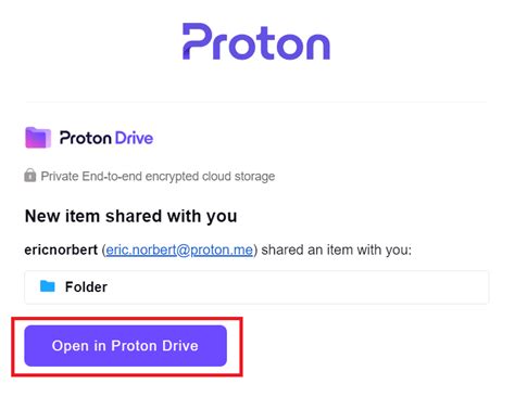 Sharing Files In Proton Drive Via Email To Non Proton Users Proton
