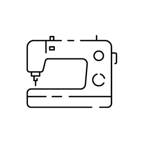 Atelier De Mode Et Icône Vectorielle Linéaire De Couture | Vecteur Premium