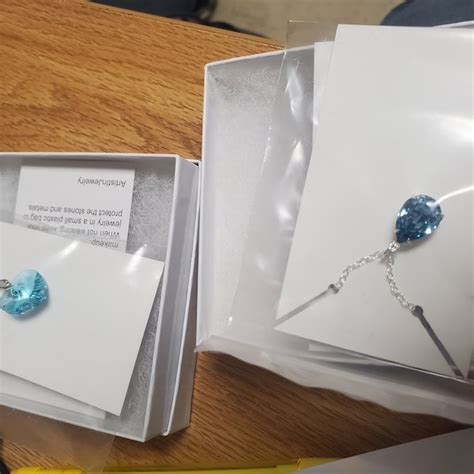 Elegant Blue Zircon Crystal Earrings Teal Teardrop Earrings