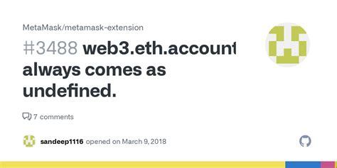 Web3ethaccounts 0 Always Comes As Undefined · Issue 3488