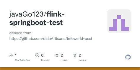 Github Javago123flink Springboot Test Derived From Dataartisansinfoworld