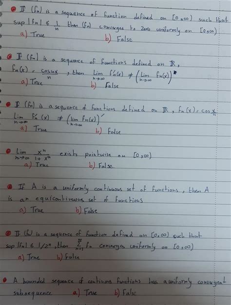 Solved Real Analysis Please I Want The Answer For These