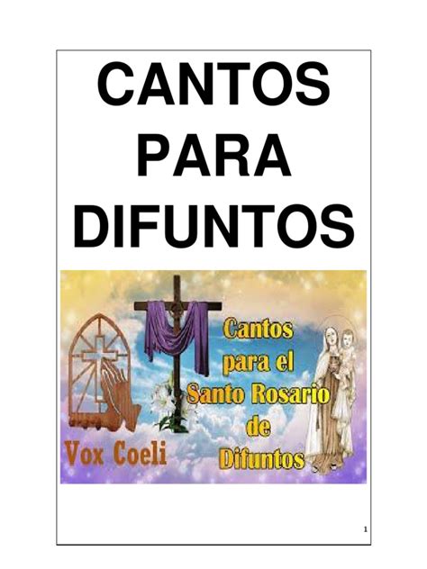 Cantos Para Difuntos Pdf Pdf