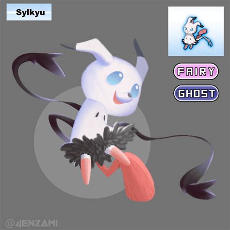 Mimikyu And Sylveon Fusion Sylkyu R Pokemonart