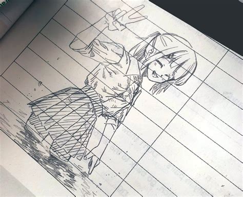 「授業中に手が滑って描いてしまったやつ 」ねまりんごの漫画