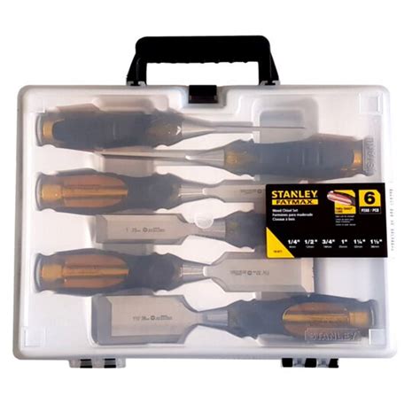 Stanley 16 971 Fatmax 6 Piece Wood Chisel Set