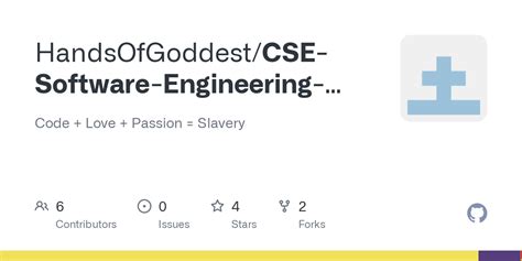 Github Handsofgoddestcse Software Engineering 211 Csese211 Code