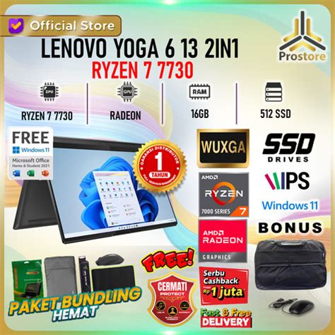 Promo Lenovo Yoga In Touch Ryzen Gb Gb W Ohs Fhd Ips Laptop Cicil