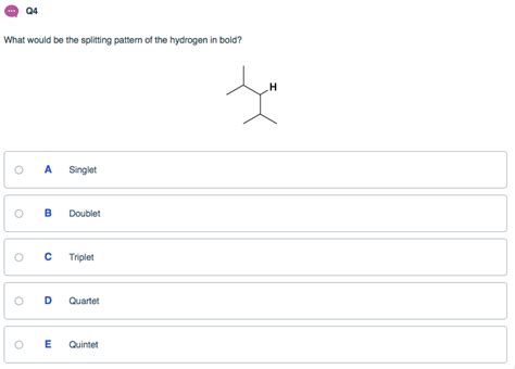 Solved Q1 How Many Chemically Non Equivalent Protons Are