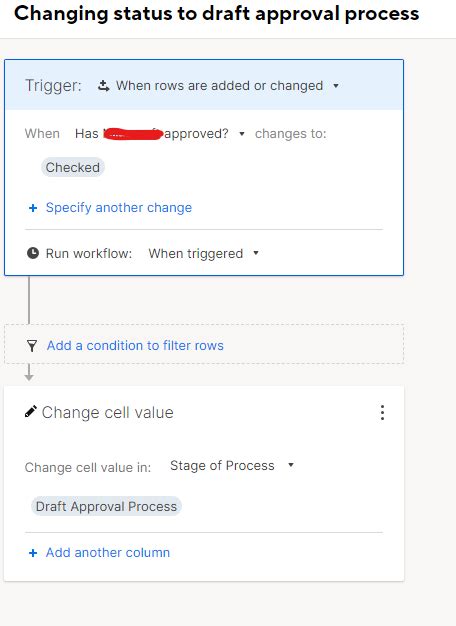 Automation Workflow Not Working Smartsheet Community