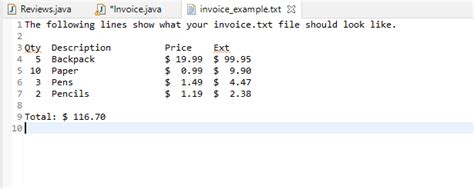 Solved Reviewsjava Invoicejava X 21 Import