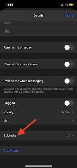How To Make Subtasks And Sublists In Apple Reminders App Beebom