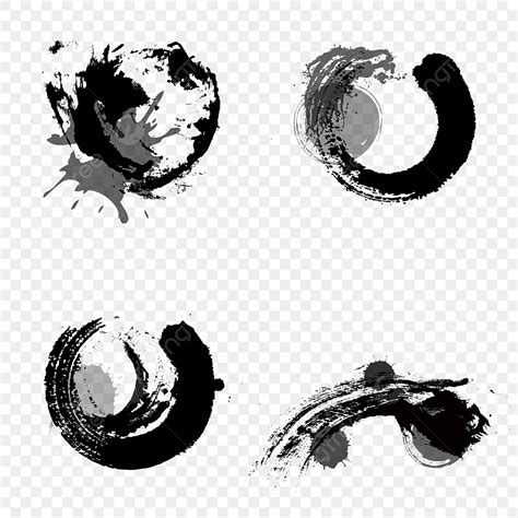 붓 브러시 원 중국 스타일 Png 일러스트 및 벡터 에 대한 무료 다운로드 Pngtree