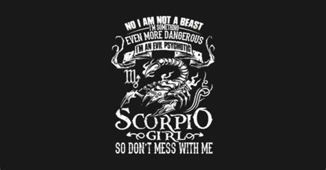 Evil Psychotic Scorpio Evil Psychotic Scorpio T Shirt Teepublic