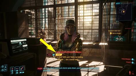 No Easy Way Out Angie Choices Guide Cyberpunk 2077