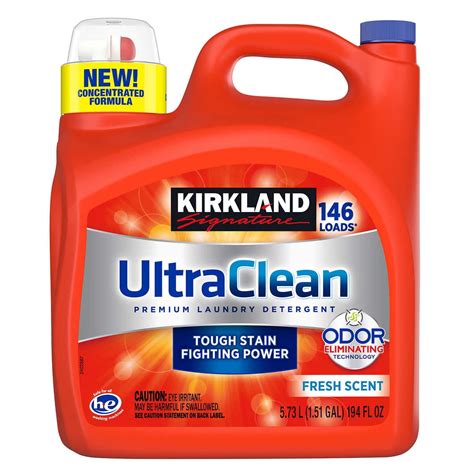 Kirkland Signature Ultra Clean He Liquid Laundry Detergent 146 Loads