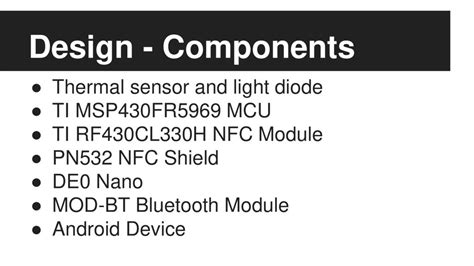 Nfc Sensor System Ece Winter Ppt Download