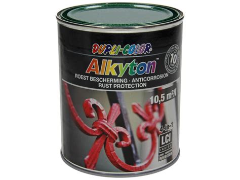 Dupli Color Alkyton Laque Antirouille Martelé 075l Vert Hubo