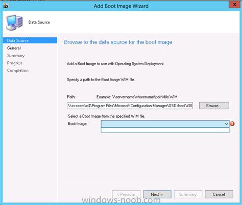 Cannot Load Generic Boot Images Configuration Manager Windows Noob