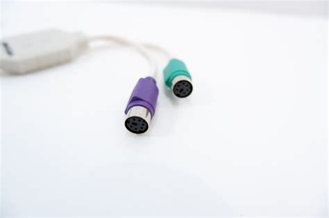 Переходник USB PS2 VCOM подключить мышь и клавиатуру с разъемом PS/2 к ...