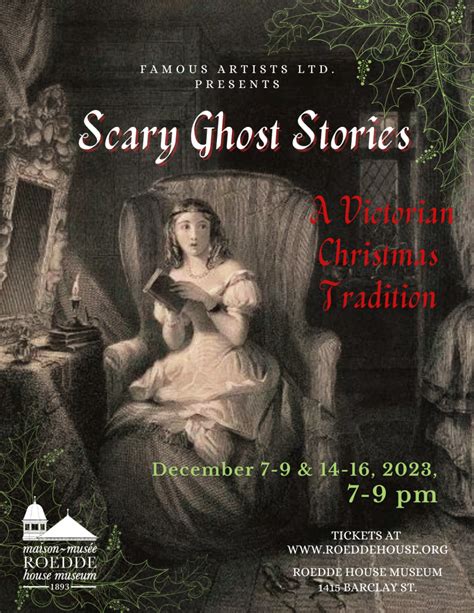 Scary Ghost Stories A Victorian Tradition ROEDDE HOUSE MUSEUM