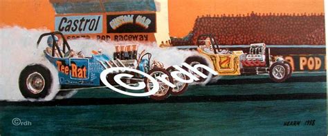 Hot Rod Art Fuel Altered Dragsters Limited Edition Artwork Etsy Uk
