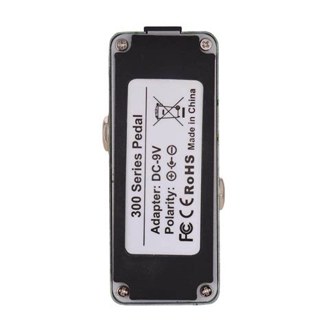 Rowin Fuzz กีตาร์เอฟเฟกต์เหยียบพร้อมปุ่มปรับระดับเสียงอย่างยั่งยืนปุ่มควบคุมอลูมิเนียมอัลลอยด์