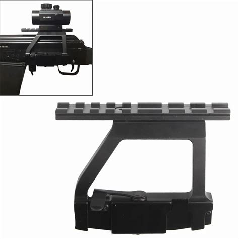 Aliexpress Com Buy Metal Top Rail Mount AK47 AK74 SAIGA RIFLE Airsoft Side Rail Scope Mount