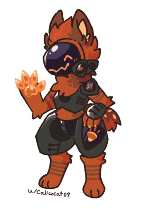 Spooky Month Protogen Named Pumpkin Spice Not Really Pumpkin Nor Spice