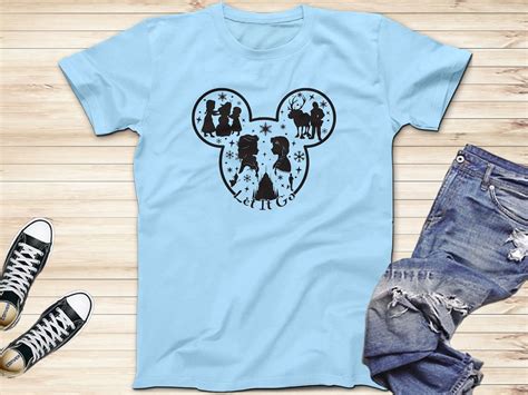 Mickey Let It Go Shirt Disney Frozen Shirt Elsa And Anna T Shirts