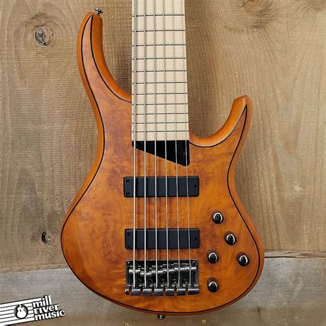 Mtd Kingston Z6 6 String Bass Natural Maple Used Reverb
