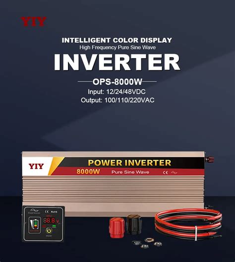 4000w 5000w 6000w 8000w Pure Sine Wave Power Inverter 12v 24v 48v 110v