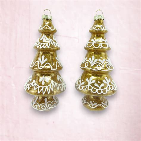 Decemberdiamonds 2 Asst Gingerbread Trees Orn In Stock