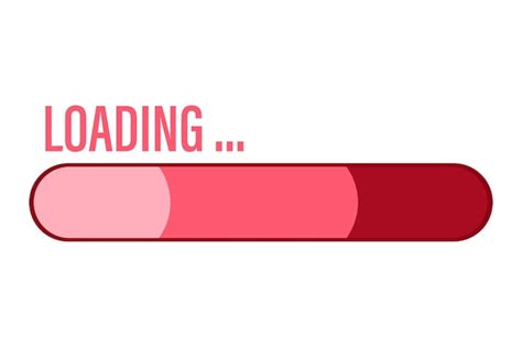 Premium Vector Loading Progress Bar Sticker Design