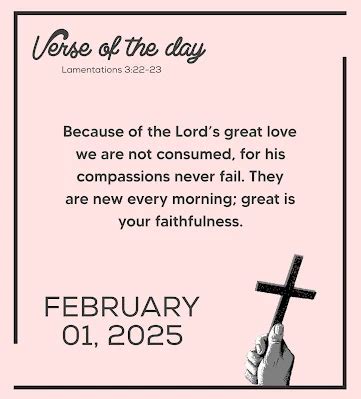 28 Daily Bible Verses And Reflections For February 2025