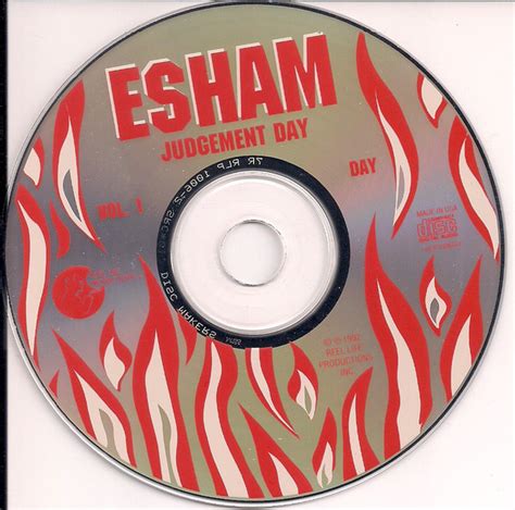 Judgement Day Vol 1 Day By Esham Cd 1992 Reel Life Productions In