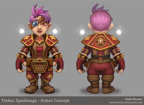 Artstation Tinker Class Concept Noah Warner Female Gnome