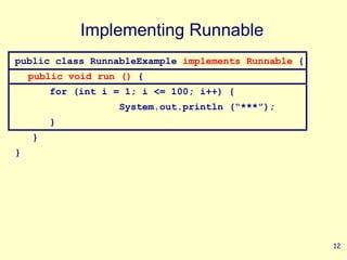 Java Multi Threading Ppt