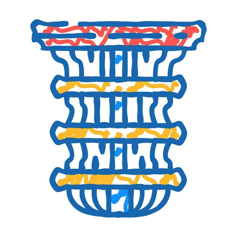 Computer Quantum Technology Icon Doodle Illustration 49841703 Vector