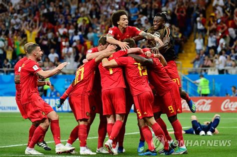 벨기에 일본에 3 2 극적 역전승브라질과 8강 격돌 연합뉴스