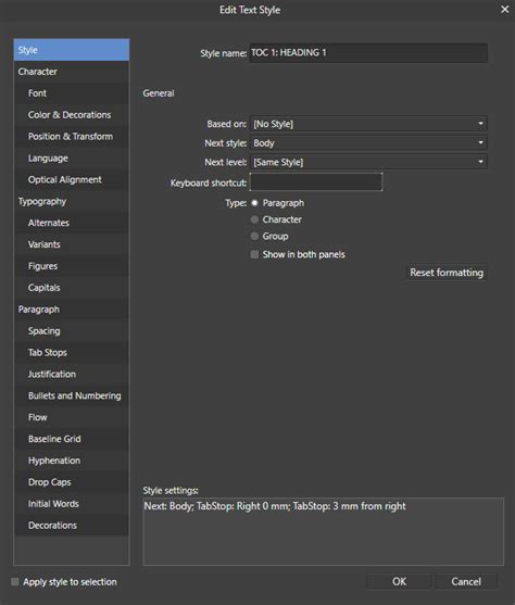 Affinity Publisher V TOC And Text Styles Desktop Questions MacOS And Windows Affinity