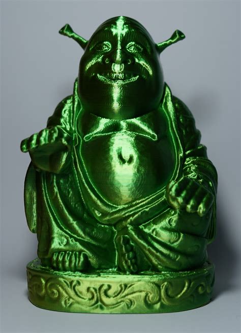 Shrek Buddha Statue 3d Print Etsy Australia
