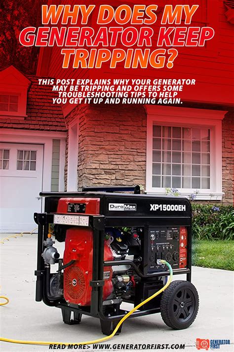Why Does My Generator Keep Tripping? Generator Ideas Knowledge | Generator, Power ran, Up and ...