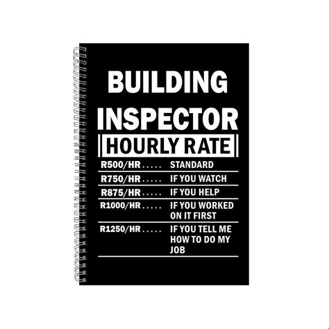 Building Inspector Notebook Builder T Idea A4 Notepad 06 Shop
